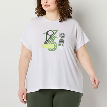 Click here for Xersion Womens Crew Neck Short Sleeve Graphic T-Sh... prices