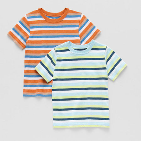 Click here for Okie Dokie Toddler & Little Boys Crew Neck Short S... prices