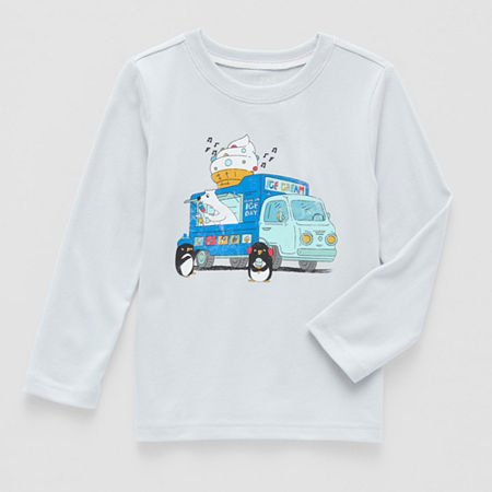 Click here for Okie Dokie Toddler & Little Boys Crew Neck Long Sl... prices
