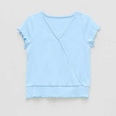 Click here for Thereabouts Little & Big Kid Girls V Neck Short Sl... prices