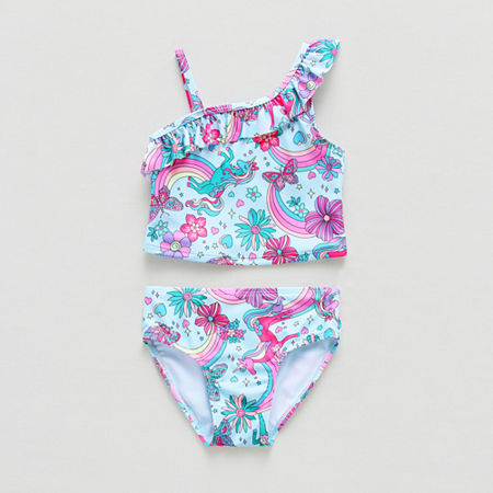 Click here for Okie Dokie Unicorn Toddler Girls 2-pc. Tankini Set... prices