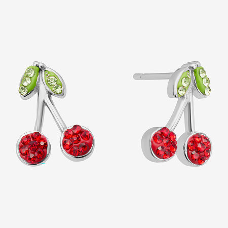 Click here for Silver Treasures Cherries Red Crystal Sterling Sil... prices