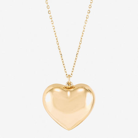 Click here for Limited Quantities! Womens 10K Gold Heart 17 Inch... prices