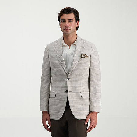 Click here for Haggar JMH Tailored Prince Of Wales Mens Plaid Mod... prices