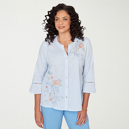 Click here for Alfred Dunner St Augustine Womens Split Crew Neck... prices