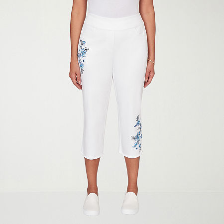 Click here for Alfred Dunner Mykonos Womens Straight Mid Rise Cap... prices