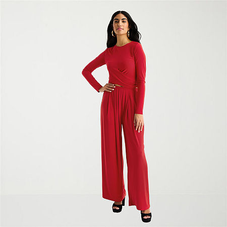 Click here for Bold Elements Womens Wide Leg Pleated Pant  Petite... prices