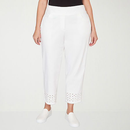 Click here for Alfred Dunner Mykonos Womens Plus Straight Mid Ris... prices