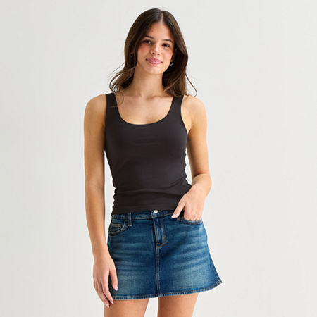 Click here for Arizona Womens Scoop Neck Sleeveless Tank Top  Sma... prices