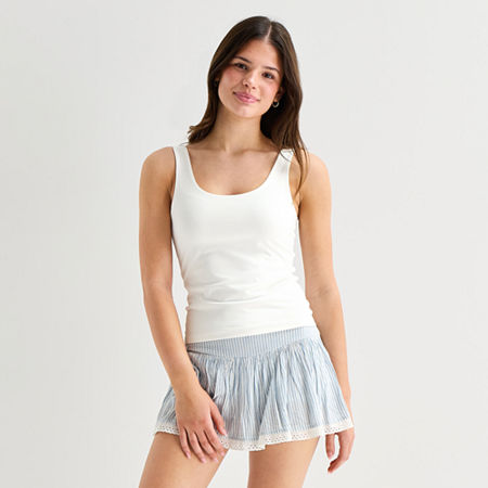 Click here for Arizona Womens Scoop Neck Sleeveless Tank Top  X-s... prices