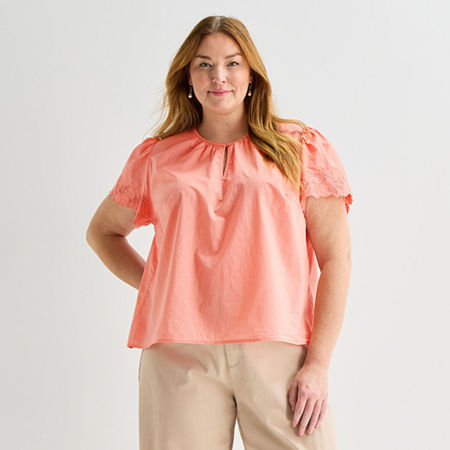 Click here for Liz Claiborne Womens Plus Crew Neck Short Sleeve B... prices