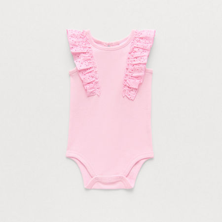 Click here for Okie Dokie Baby Girls Sleeveless Rib Bodysuit  9 M... prices