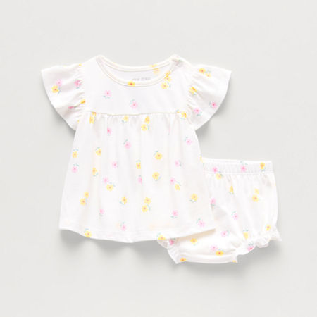 Click here for Okie Dokie Baby Girls Flutter 2-pc. Dress Set  6 M... prices