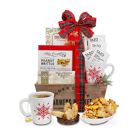 Click here for Alder Creek Tea Time Wicker Basket Valentines Day... prices