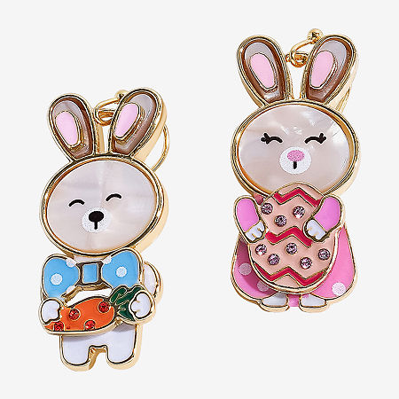 Click here for Mixit Easter Boy & Girl Bunny Womens Drop Earrings... prices