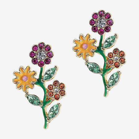 Click here for Mixit Spring Womens Flower Drop Earrings  One Size... prices