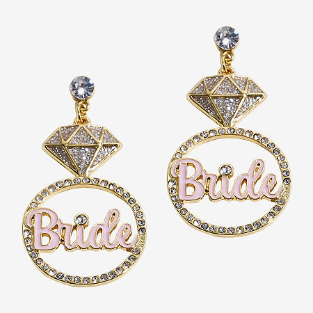 Click here for Mixit Bride Engagement Ring Womens Drop Earrings... prices