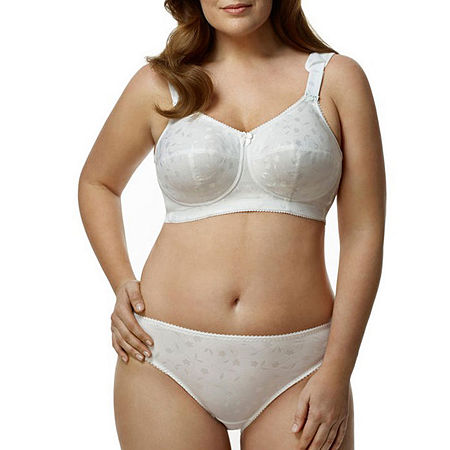 Click here for Elila Jacquard Panty  3x  White prices