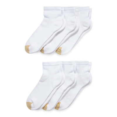 Gold Toe Sport 6 Pair Quarter Ankle Socks Womens