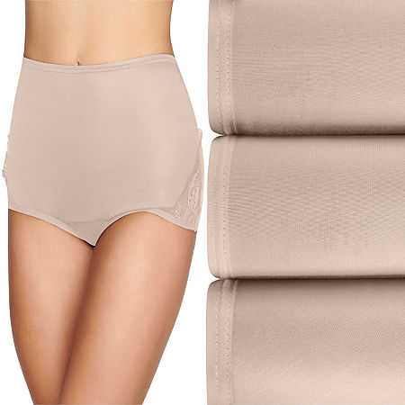 Click here for Vanity Fair Lace Nouveau Nylon 3 Pack Brief Panty... prices
