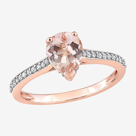 Click here for Womens Genuine Pink Morganite 10K Rose Gold Cockta... prices