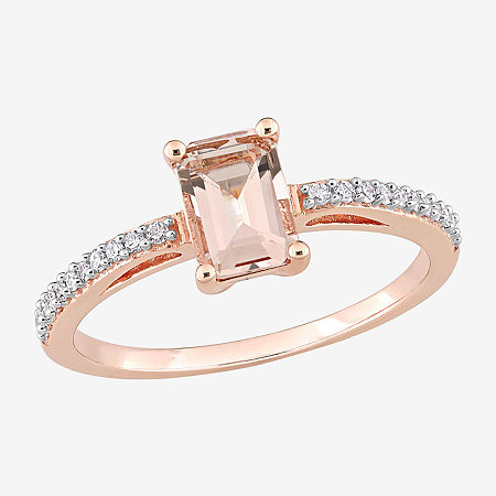Click here for Womens Genuine Pink Morganite 10K Rose Gold Cockta... prices