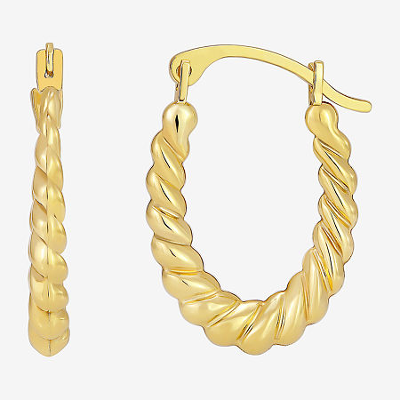 Click here for Womens 14K Gold 16mm Hoop Earrings  One Size prices