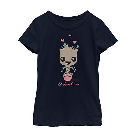 Click here for Little & Big Kid Girls Crew Neck Short Sleeve Regu... prices