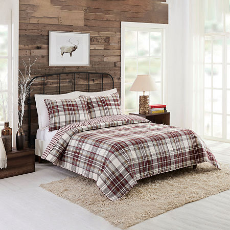 Click here for Laurel & Mayfair Camden Plaid 3-pc. Reversible Qui... prices