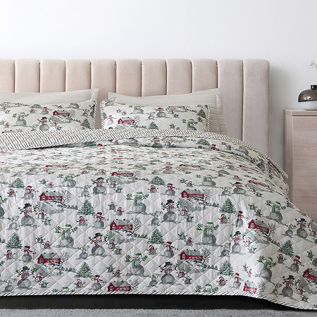 Click here for Linery Winter Wonderland Reversible Quilt Set  One... prices