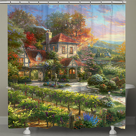 Click here for Thomas Kinkade Wine Country Living Shower Curtain... prices