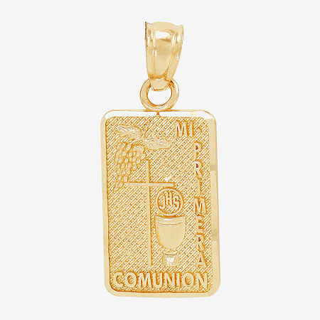 Click here for Mi Primera Comunion Unisex Adult 14K Gold Oval Pen... prices