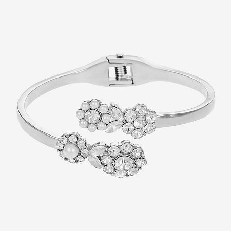 Click here for Monet Jewelry Timeless Silver Tone Womens Glass Si... prices