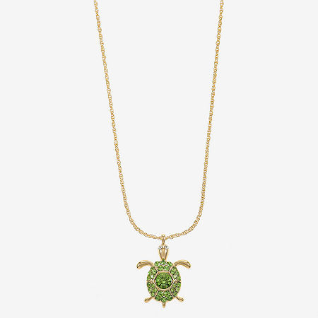 Click here for Monet Jewelry Gold Tone Turtle Womens Green Glass... prices