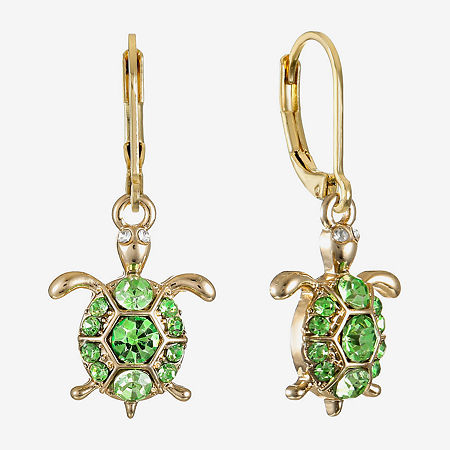 Click here for Monet Jewelry Gold Tone Turtle Womens Green Glass... prices