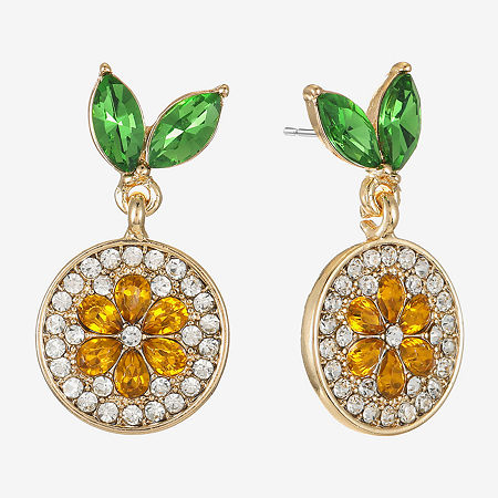 Click here for Monet Jewelry Gold Tone Fruit Orange Womens Multi... prices
