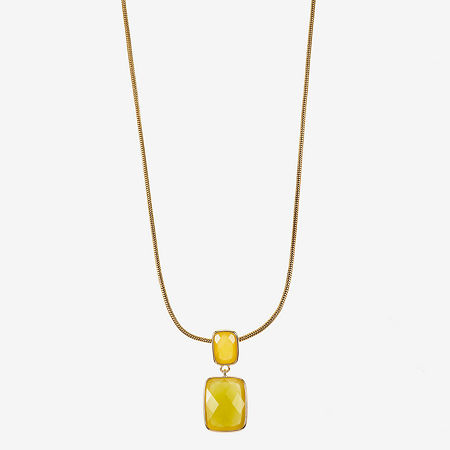 Click here for Liz Claiborne Womens Rectangular 17 Inch Pendant N... prices