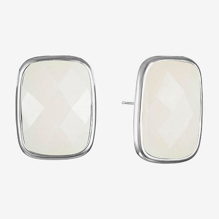 Click here for Liz Claiborne 25mm Rectangular Stud Earrings  One... prices