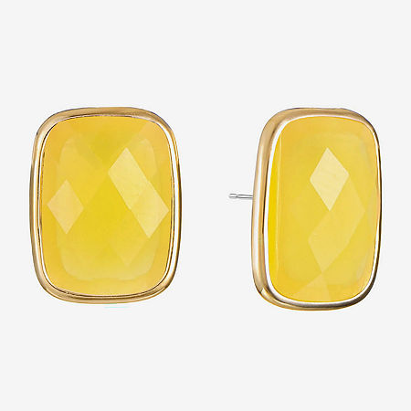 Click here for Liz Claiborne 25mm Rectangular Stud Earrings  One... prices