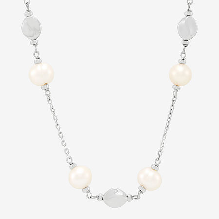 Click here for Limited Quantities! Womens White 18 Inch Strand Ne... prices