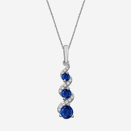 Click here for Womens Diamond Accent Gemstone 10K Gold 18 Inch Pe... prices