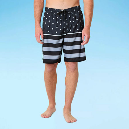Click here for Burnside E-Board Striped Swim Shorts  Large  Black prices