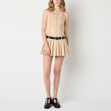 Click here for Forever 21 Belted Pleat Skirt Womens Sleeveless Ju... prices