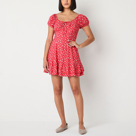 Click here for Arizona Womens Short Sleeve Floral Juniors Fit + F... prices