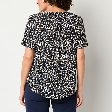 Click here for Liz Claiborne Womens Split Crew Neck Short Sleeve... prices