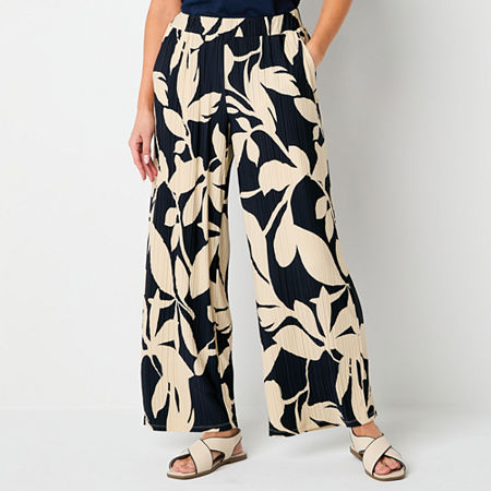 Click here for Liz Claiborne Womens Wide Leg Mid Rise Pull-On Pan... prices