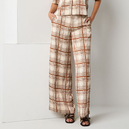 Click here for Worthington Womens Wide Leg Trouser  2 Petite  Bro... prices