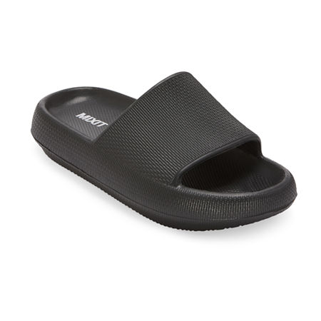 Click here for Mixit Womens Pool Slide Sandals  7  Black prices