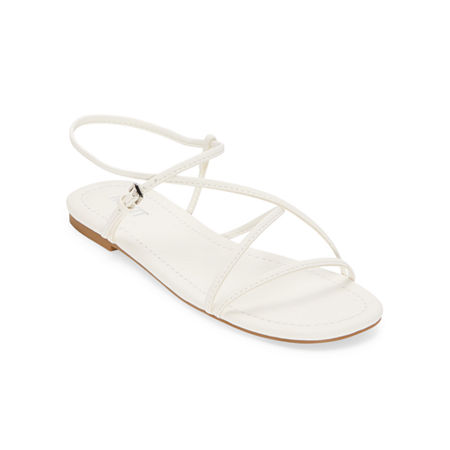 Click here for Mixit Womens Skinny Strap Ankle Strap Flat Sandals... prices