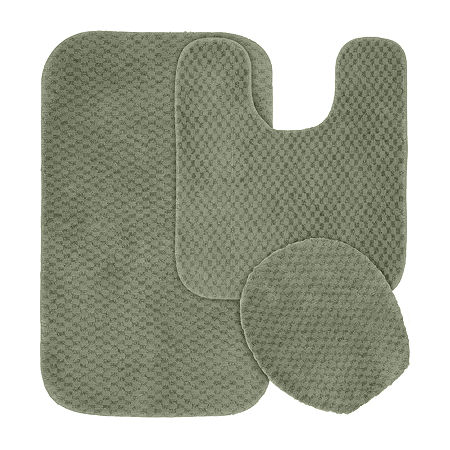 Click here for Garland Cabernet Nylon Washable Bathroom 3pc. Rug... prices